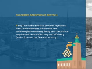 Insurtech and RegTech - drivers, taxonomy, companies in Sweden and ...