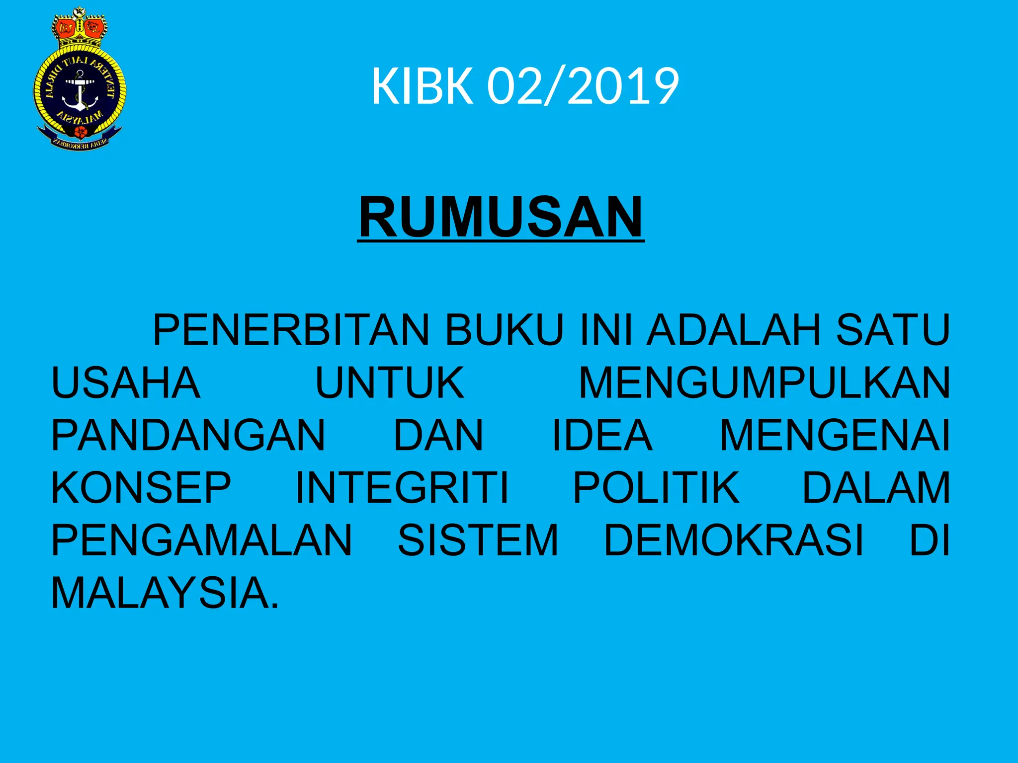 SLIDE PRESENTATION INTEGRITI YAK YAK YEA.ppt