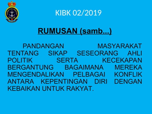 SLIDE PRESENTATION INTEGRITI YAK YAK YEA.ppt