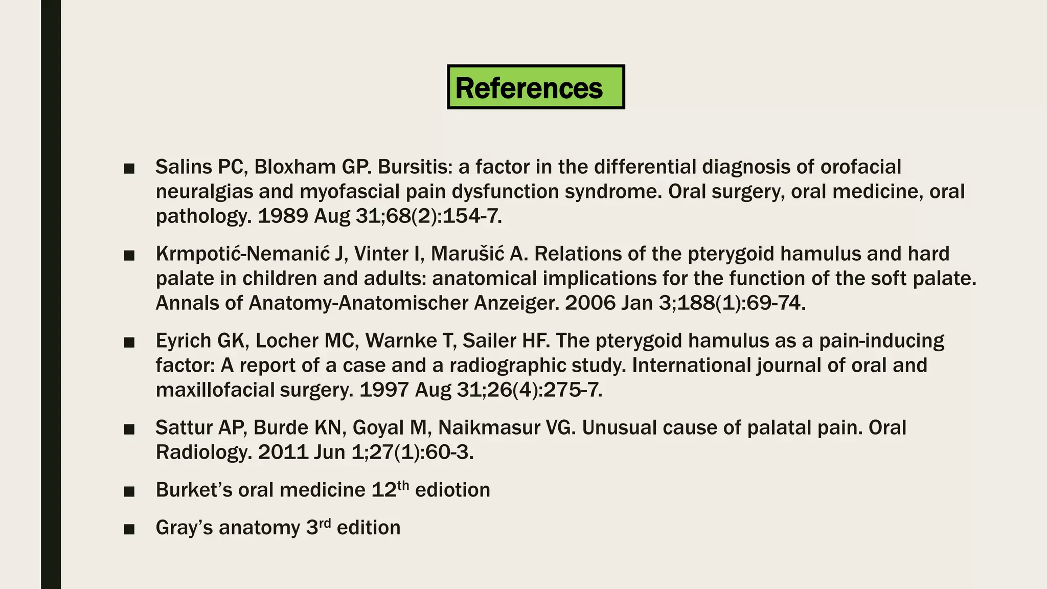 PTERYGOID HAMULUS SYNDROME- A CASE REPORT | PPT