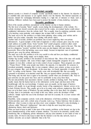 Presentation internet programming report | PDF
