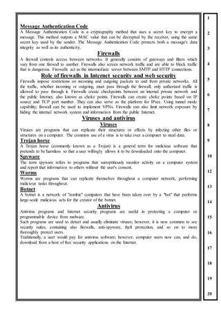Presentation internet programming report | PDF