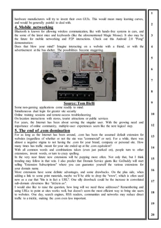 Presentation internet programming report | PDF
