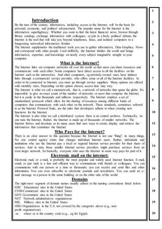 Presentation internet programming report | PDF