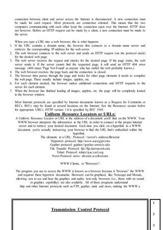 Presentation internet programming report | PDF