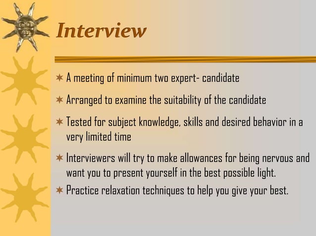 Presentation & interview skills | PPTX