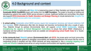 School water, sanitation & hygiene (wash) clubs; indicators of an ...