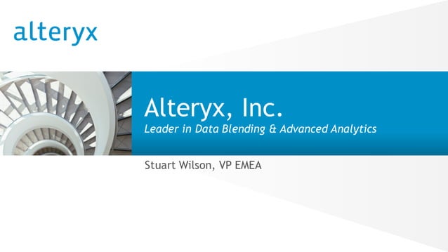 Presentation Introduction To Alteryx Pdf Cloud Computing Internet