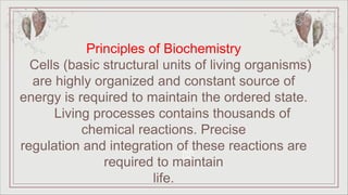 Presentation introduction to biochemistry | PPT