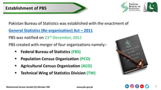 Presentation introduction to Pakistan Bureau of Statistics.ppsx