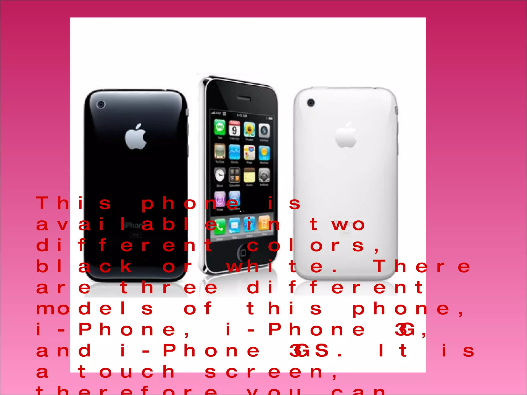 Presentation Iphone | PPT