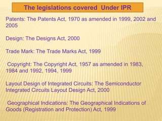Presentation ipr act | PPT