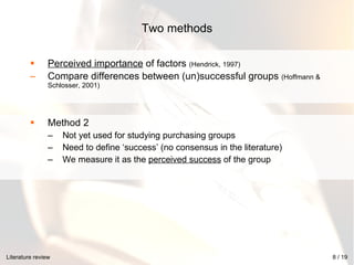 Presentation Purchasing Groups | PPT