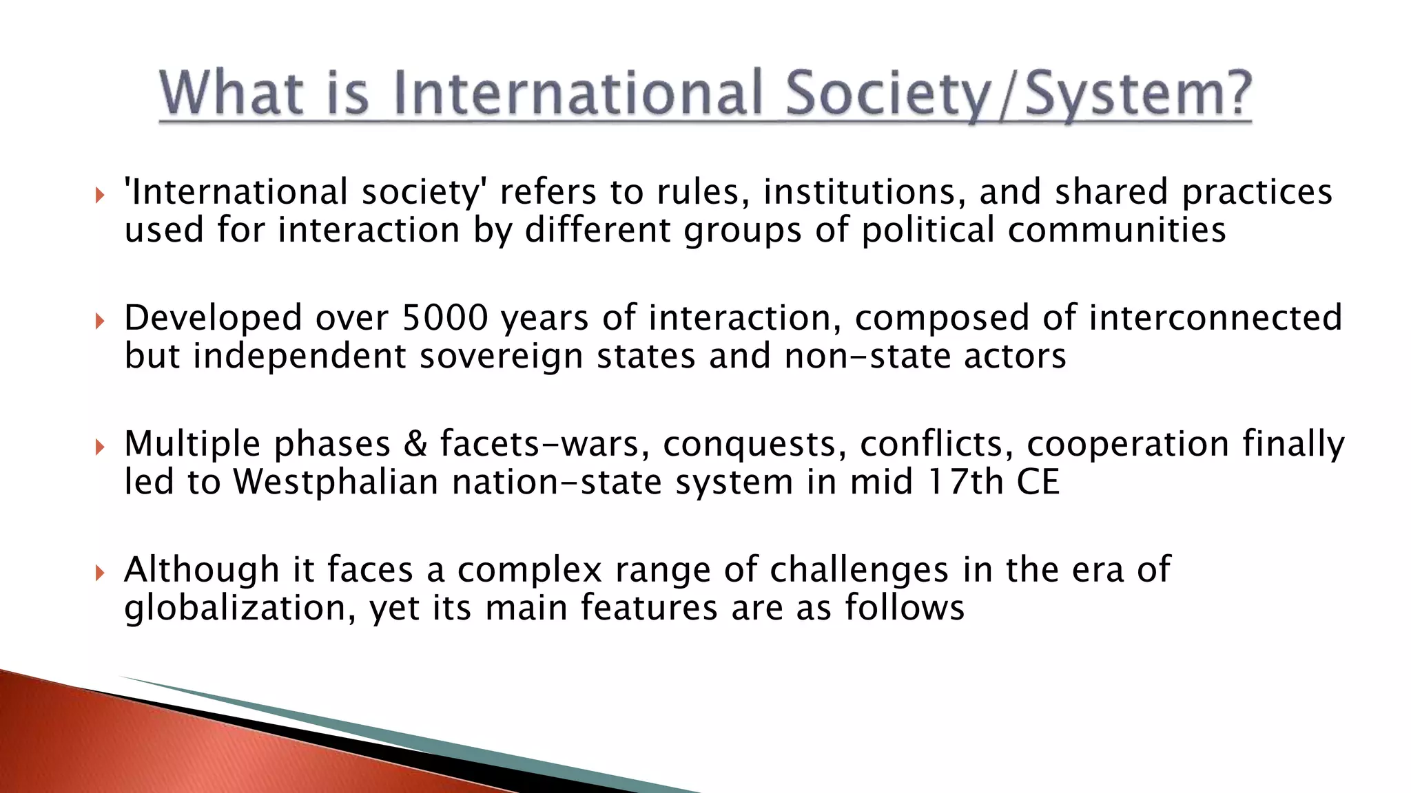 International Relations: Definition, History & Scope | PPTX