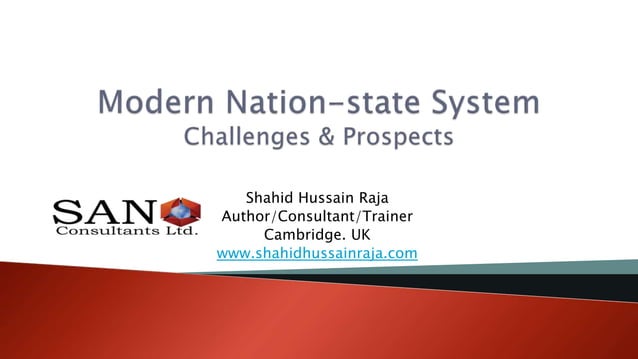 Modern Nation-state System: Challenhes & Prospects | PPTX | Religion ...