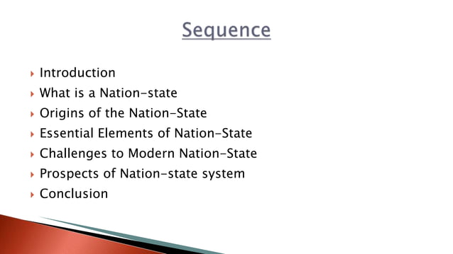 Modern Nation-state System: Challenhes & Prospects | PPTX | Religion ...
