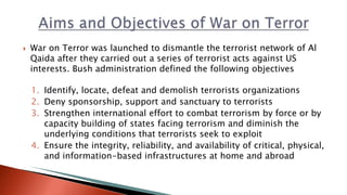 America's War on Terror: Causes & Consequences | PPTX