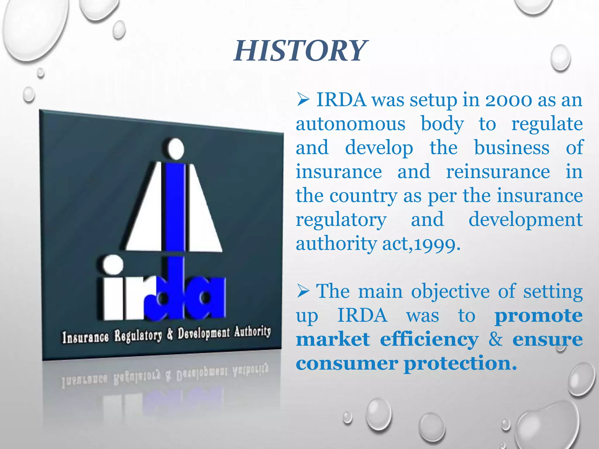 Presentation on IRDA | PPT