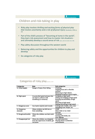 Risky play - Presentation irish visit | PDF