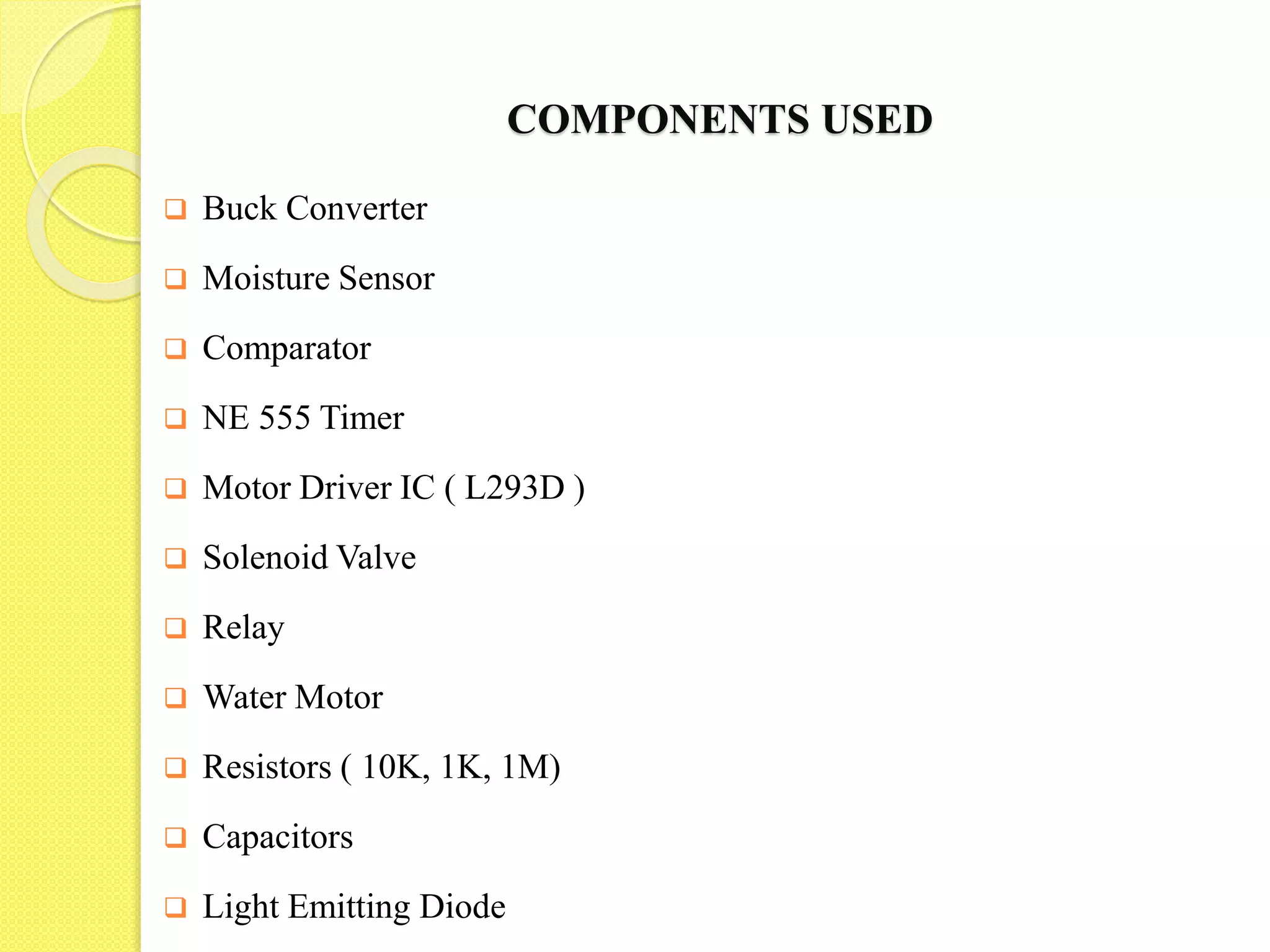 Intelligent Automatic Plant Irrigation System | PPTX