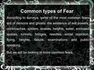 Fear | PPT
