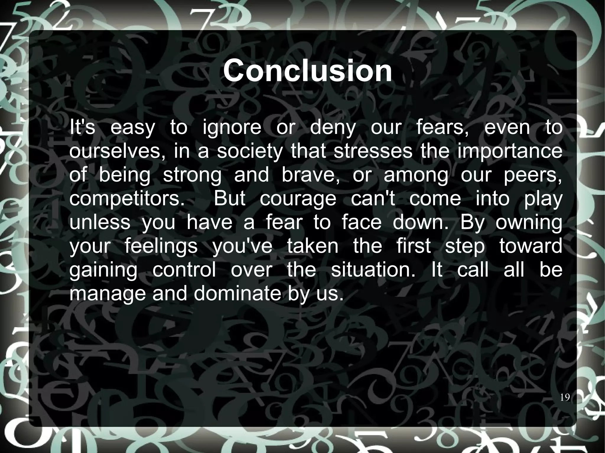 Fear | ODP