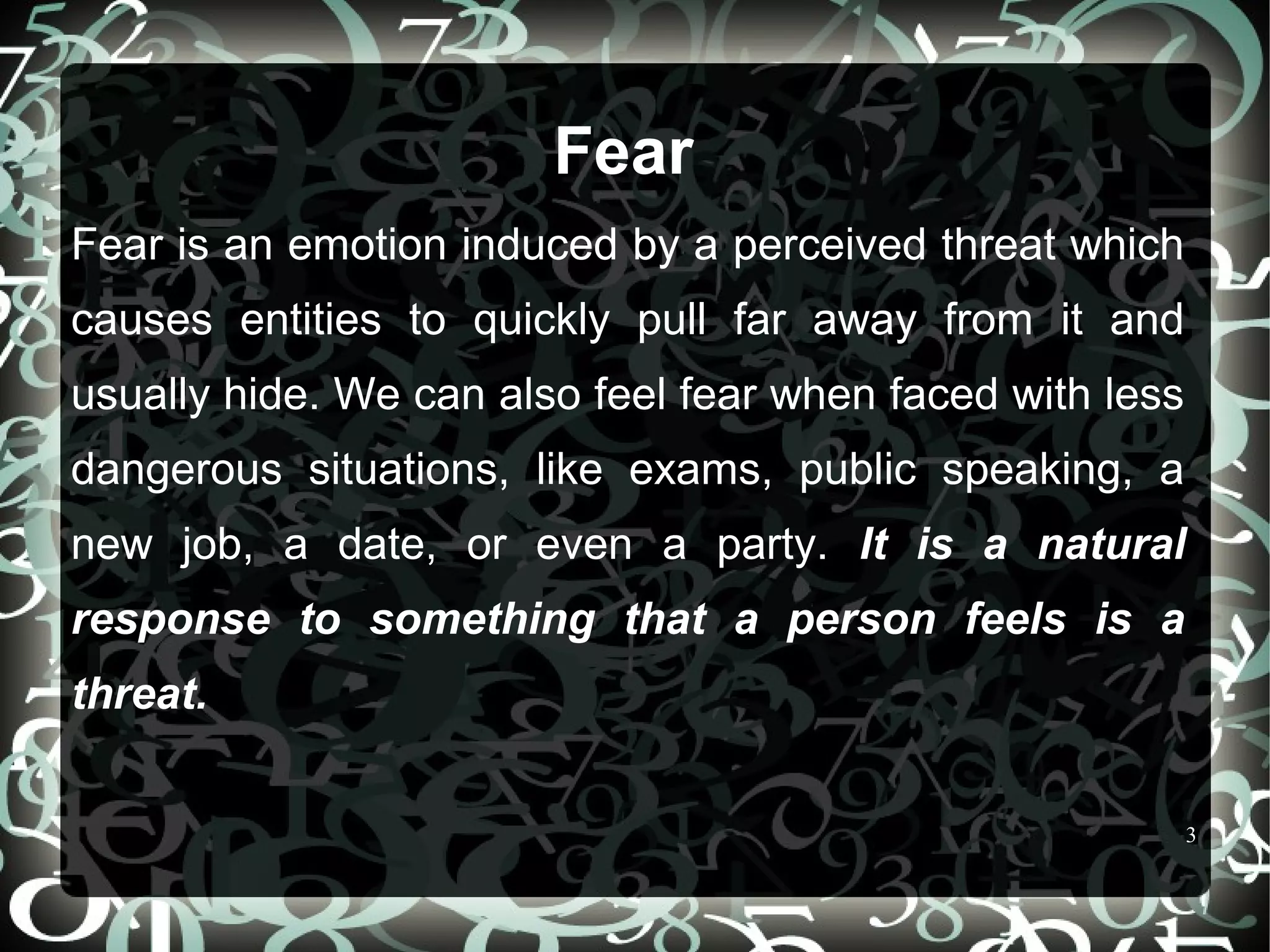 Fear | ODP