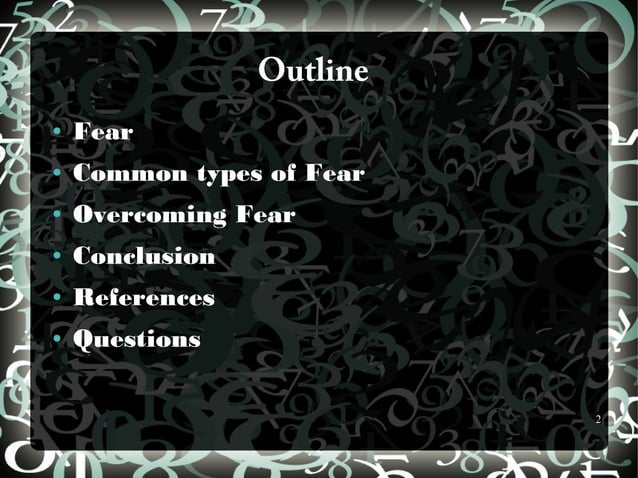 Fear | ODP | Mental Health | Diseases and Conditions