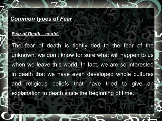 Fear | ODP | Mental Health | Diseases and Conditions