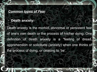 Fear | ODP
