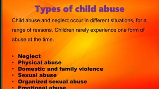 Presentation on child abusing | PPTX