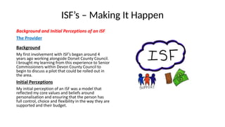Using Individual Service Funds in Practice | PDF