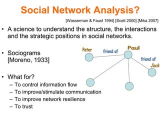 semantic social network analysis | PPT
