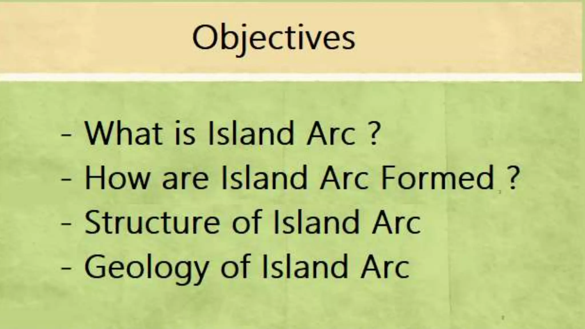 Island Arc | PPTX