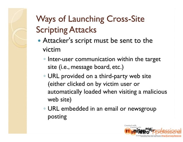 Different types of attacks | PPT