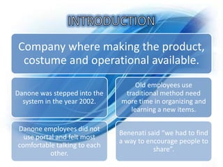 Global Knowledge Management at Danone | PPTX