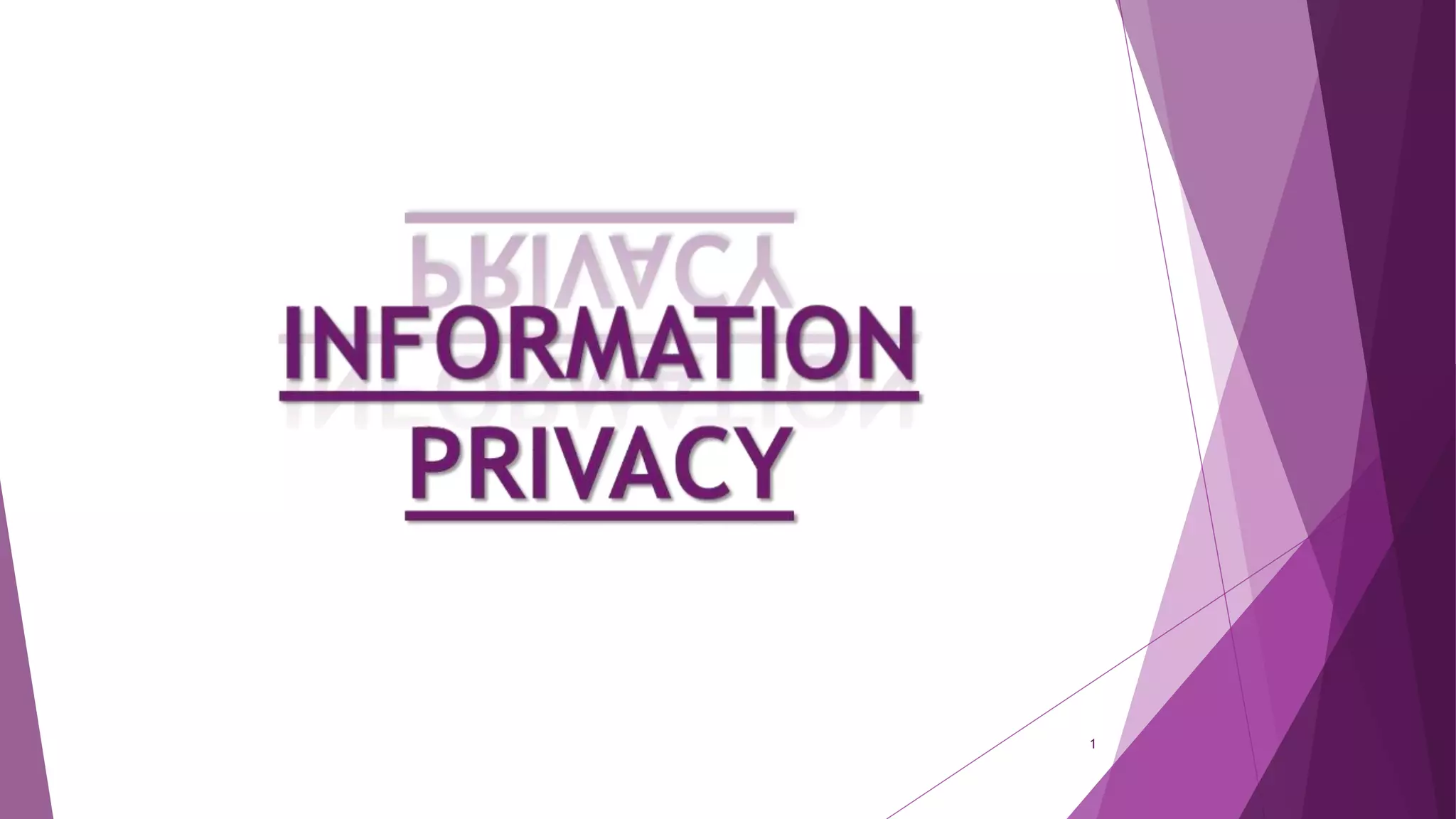 Information Privacy | PPTX