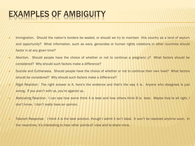 AMBIGUITY- POETRY 3_Presentation Introduction To Literature (ITL) | PPT