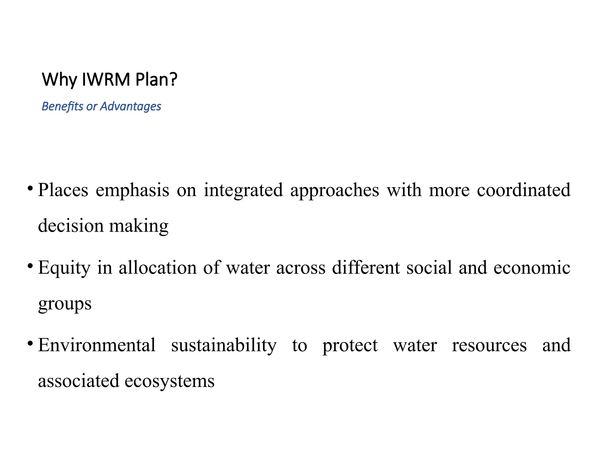 Integrated Natural Resources Management: Approach | PPTX