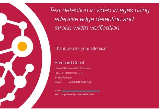 Presentation iwssip2012 | PDF