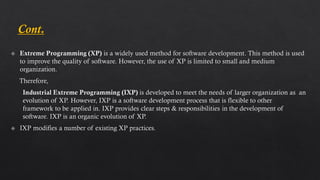 Industrial Extreme Programming | PPT