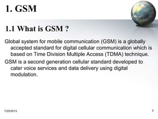 GSM, Cell Planning & Frequency Reuse | PPTX
