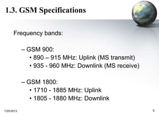GSM, Cell Planning & Frequency Reuse | PPTX
