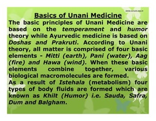 Presentation History of Unani Medicine | PPT