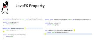 JavaFX technology | PPT