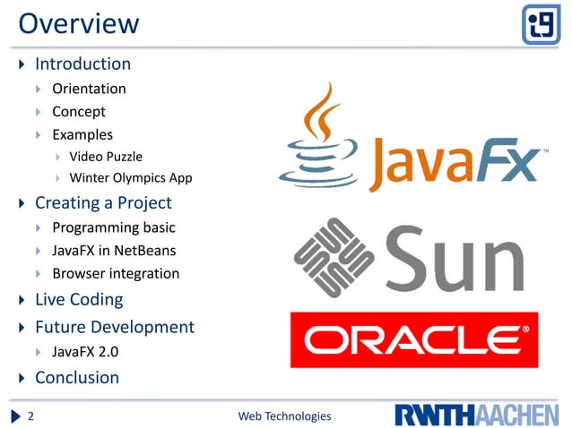 Presentation JavaFX | PPT
