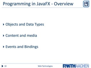 Presentation JavaFX | PPT