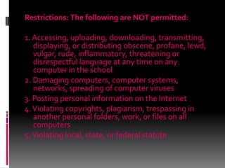 computer ethics for educators | PPT