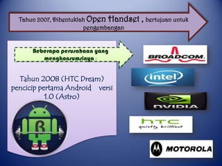 Presentasi Jenis-Jenis Android | PPTX