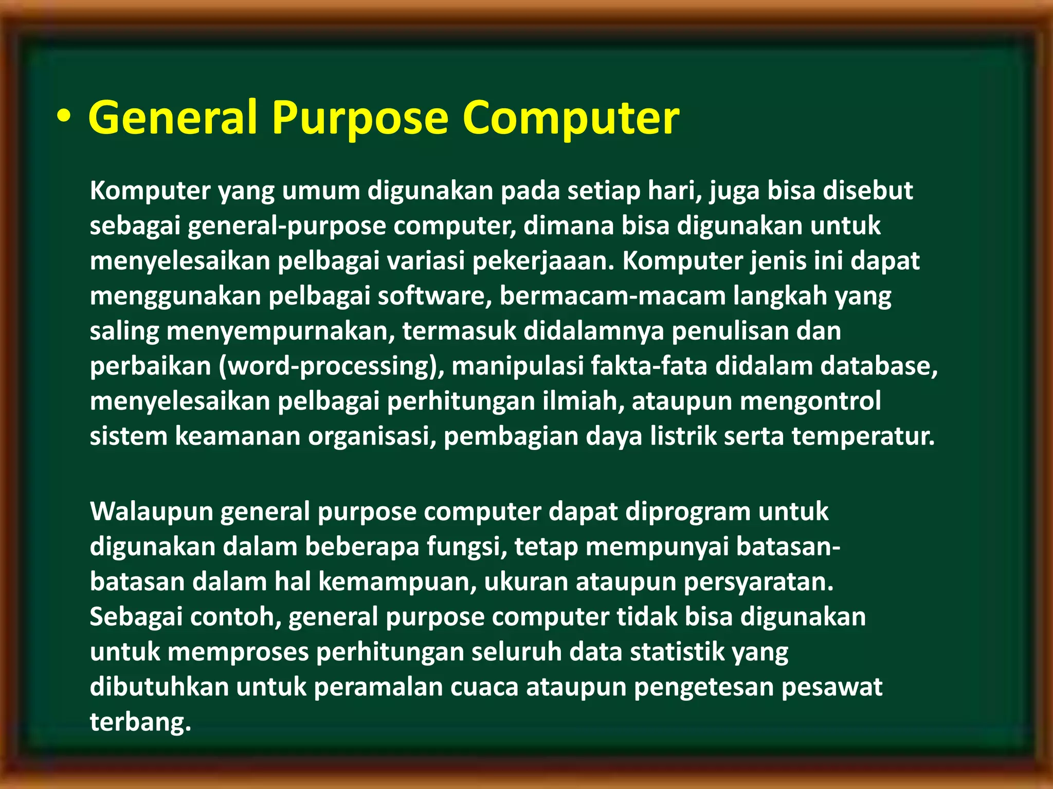 Jenis- jenis Komputer | PPTX